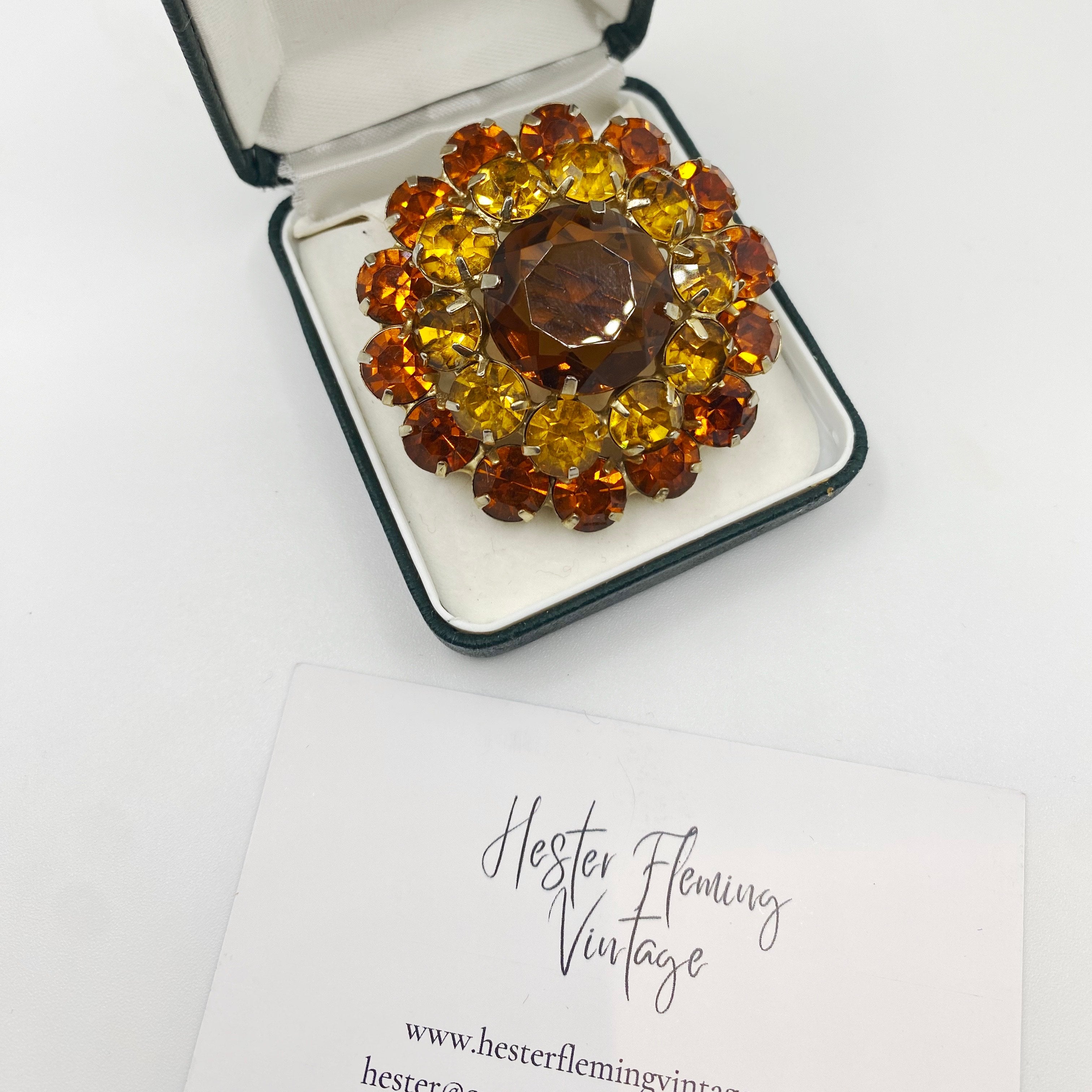 Vintage Juliana Crystal Brooch | Dazzling Mid-Century Statement Piece ...