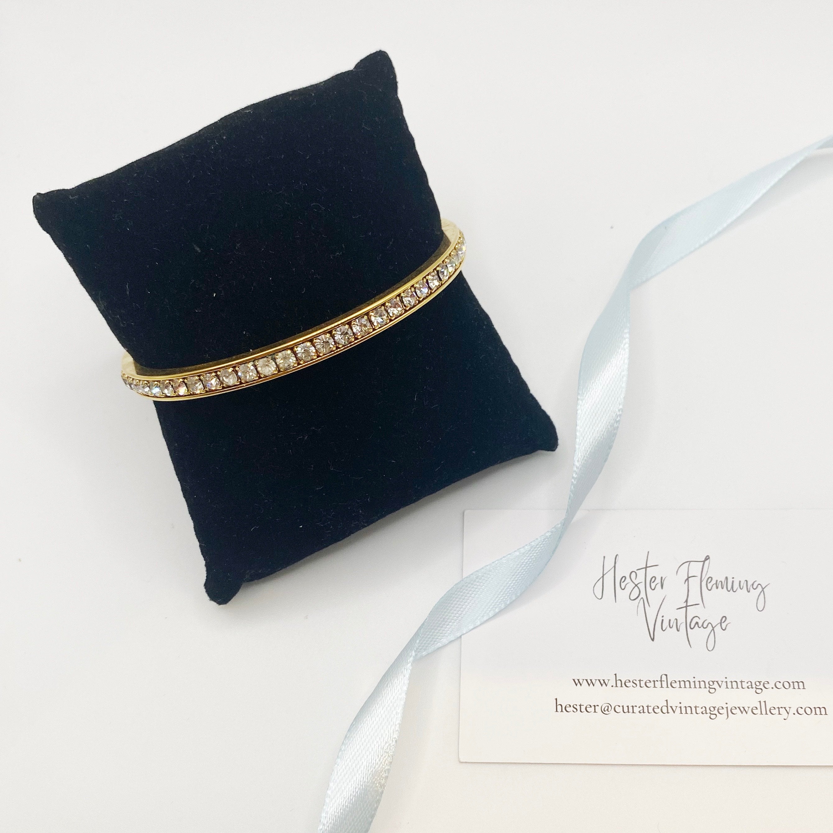 Vintage Avon Crystal Bangle – Hester Fleming Vintage